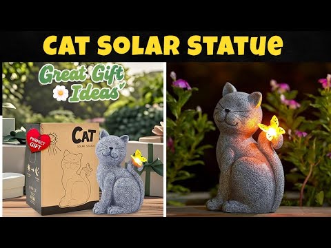 ๐ฅ๐ฅ Cat Solar Statue For Garden,Room and Home Decor ๐๏ธ |Amazon Finds United States ๐บ๐ฒ #usa