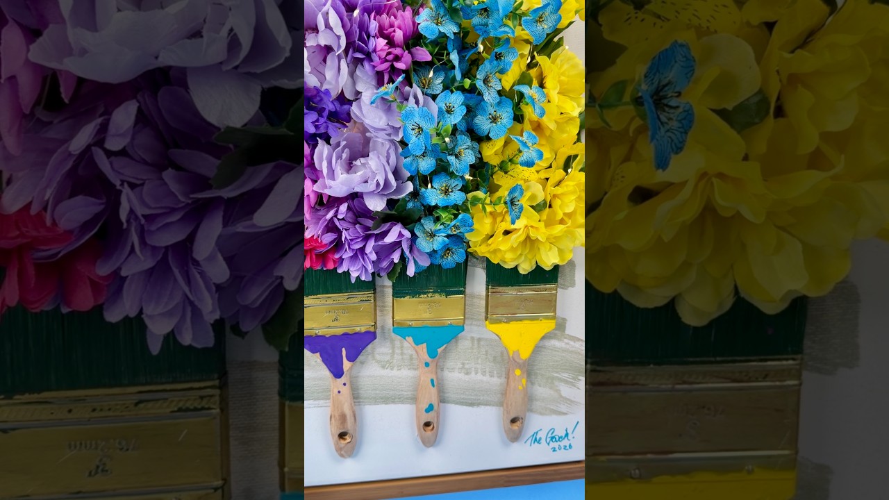 You Won’t Believe These Are Paint Brushes… Dollar Tree DIY!