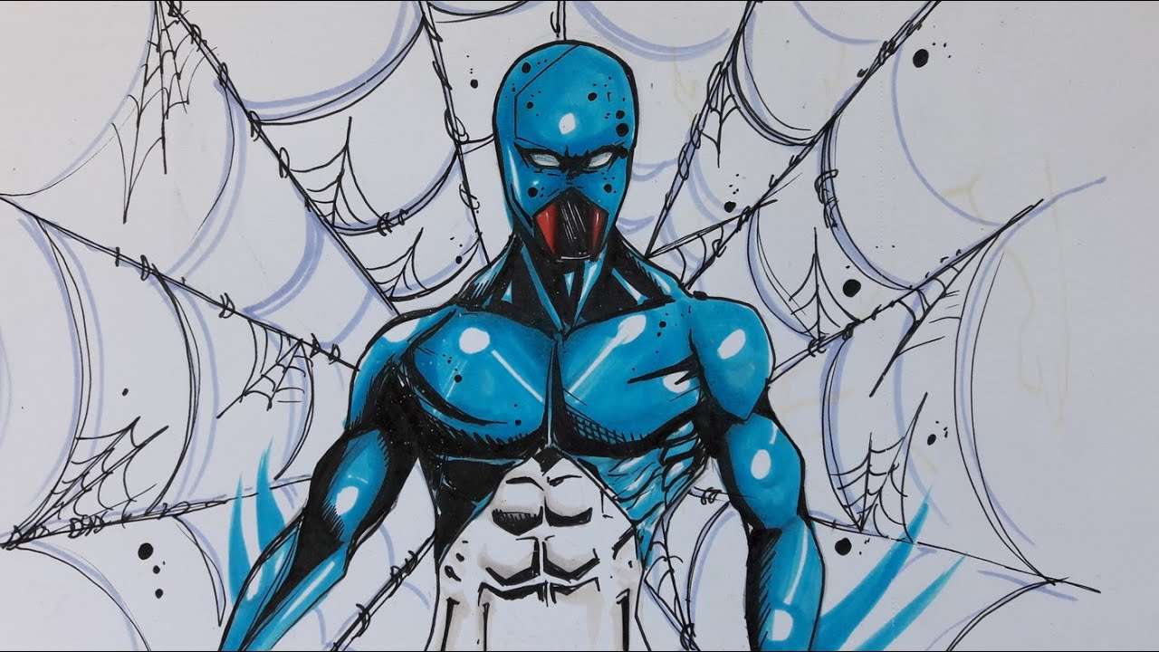 Drawing Cosmic Spider-man - Marvel Comics