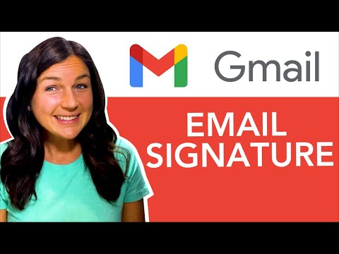 Gmail: How to Create and Setup an Automatic Email Signature - Quick Tutorial