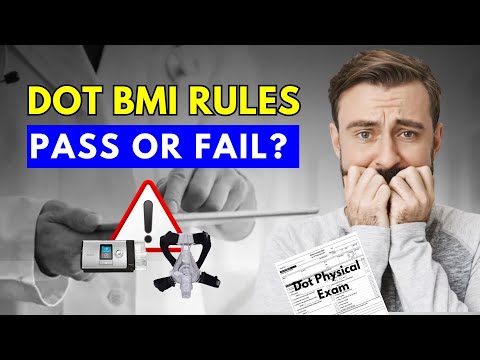 NEW D.O.T. BMI Rules Explained! What Every Truck Driver MUST Know in 2025