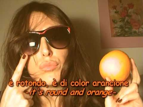 learn italian with thisisitalia, things around an ORANGE..