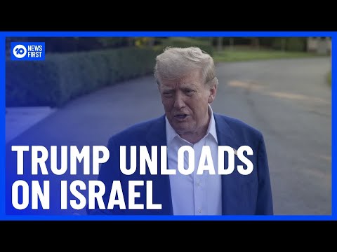 UNCENSORED: Trump Launches Expletive-Laden Rant At Israel, Iran | 10 News First