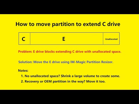 Move Partition and Extend Volume without Losing Data Win 11 10 Server