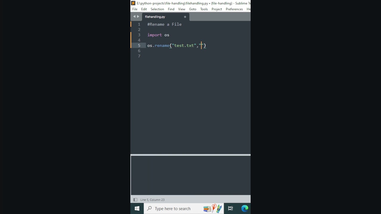 FileRevamp: Python Script for Renaming Files | #shortvideo #viral