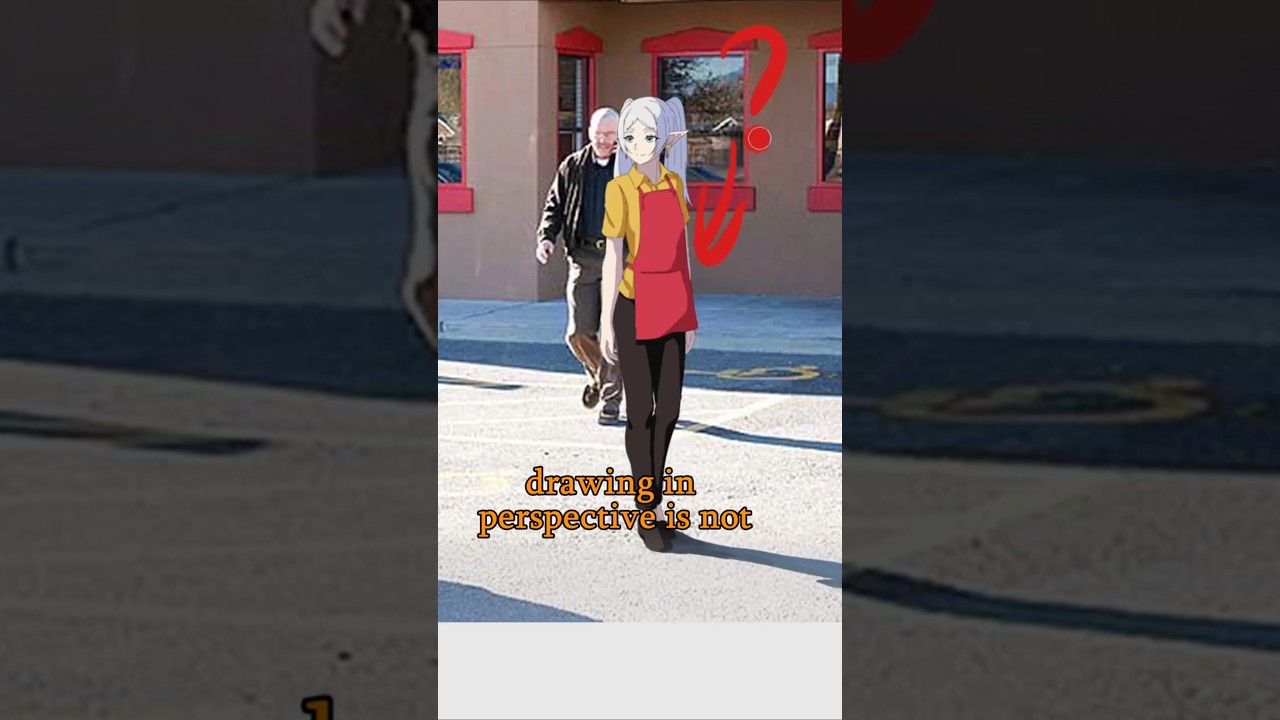 Mistake When Drawing Height - Quick Art Tips #art #sketch #shorts #tutorial #drawingtutorial #anime