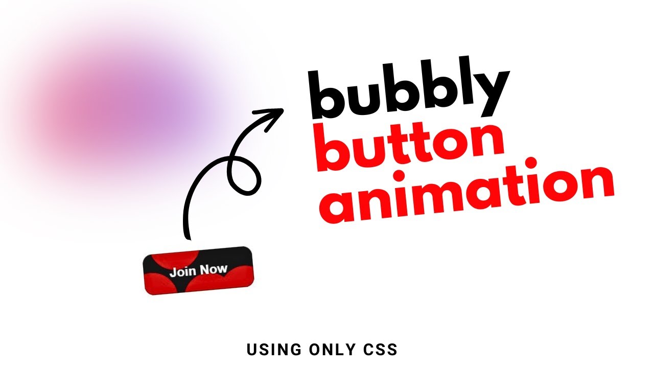 Trending Bubble Button Hover Animation | Button Using CSS