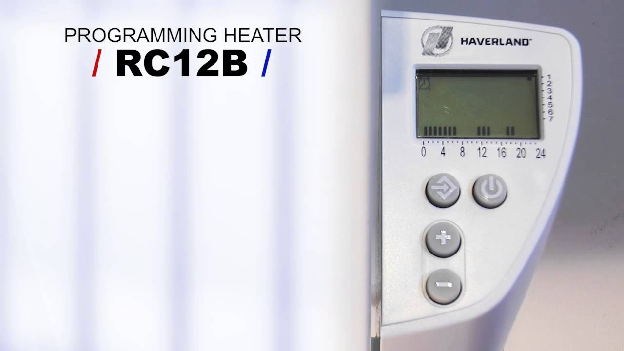 RC12B Heater Programming in English