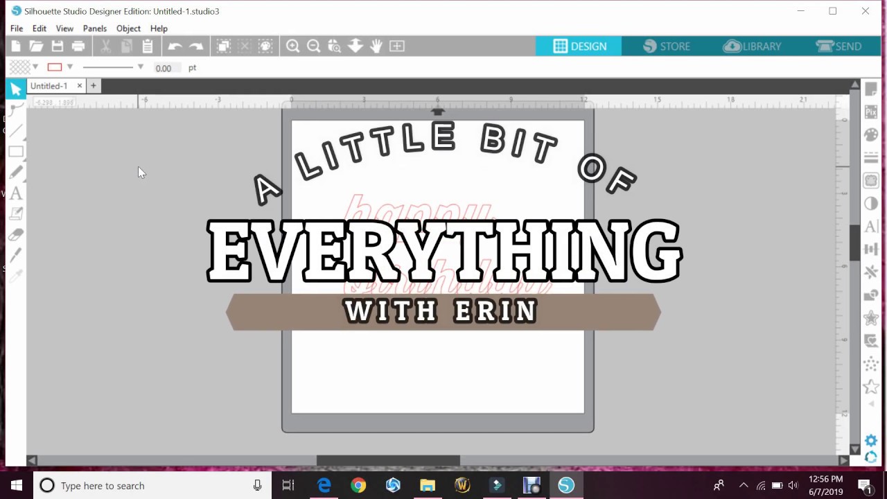 How To Create A Cake Topper - Connecting The Words | Silhouette Cameo