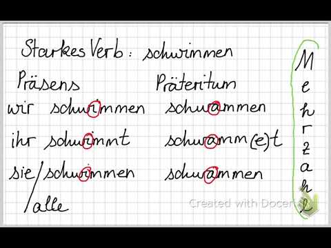 Verben im Präteritum konjugieren