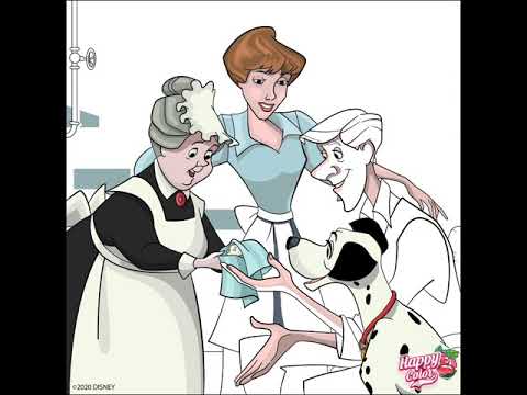 [Speedpaint] Happy Color By Number : Walt Disney 101 Dalmatians (1961)