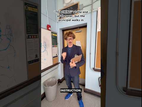 End Of The Year “TEACHING”…Principal Walks In #funny #school #teacher #teacherlife #comedy