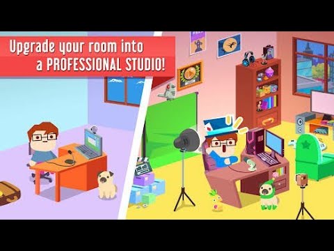 Vlogger Go Viral - Tuber Game MOD, Unlimited Gems Offline