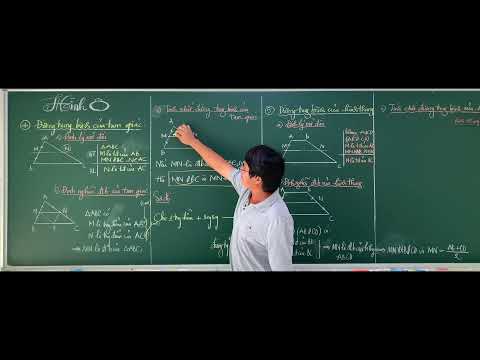 22.TOÁN HÌNH 8 : ĐƯỜNG TRUNG BÌNH CỦA TAM GIÁC VÀ HÌNH THANG