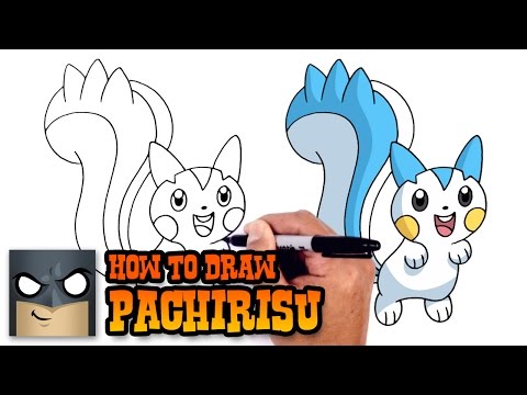 How To Draw Pachirisu from Pokemon – I'm Youtuber – Follow my videos to ...