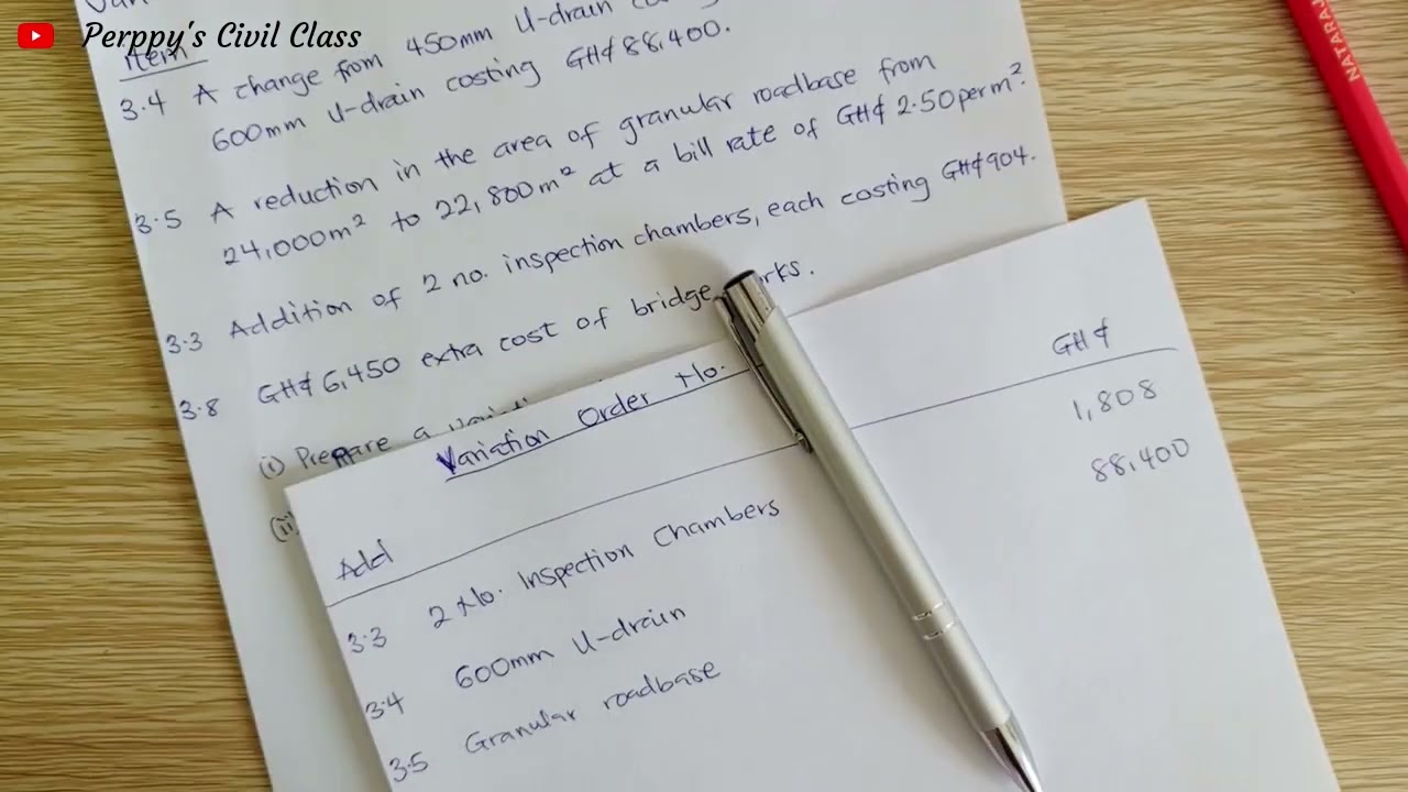 How to prepare a Variation Order in Construction Projects