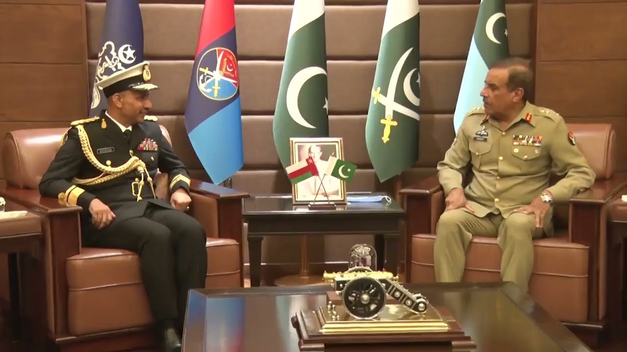 Commander Royal Navy of Oman called on CJCSC General Nadeem Raza At Joint Staff HQ