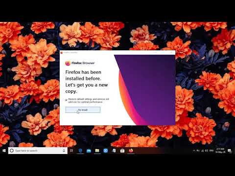 Installing Firefox Browser on windows 10 64 bits PC