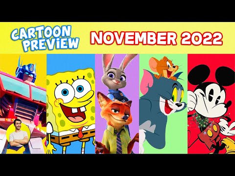 Every CARTOON MOVIE & SERIES in NOVEMBER 2022 (Holiday Specials, Mickey Mouse, Tom & Jerry)