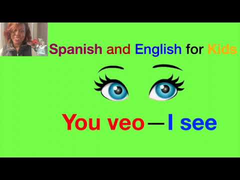 Yo Veo I See  reading  basic Spanish and English for kids