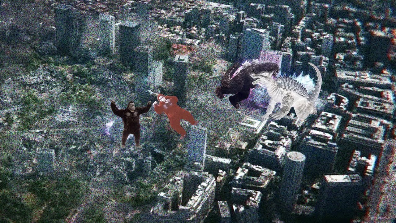 GODZILLA X KONG RIO FIGHT (with Showa SFX)
