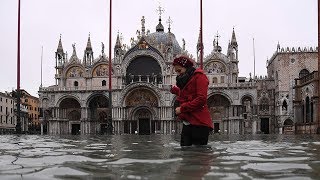 Venice mayor blames climate change as flooded city hit by highest tide ...