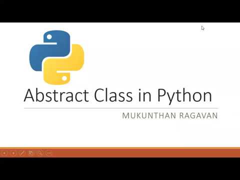 Abstract Class in Python