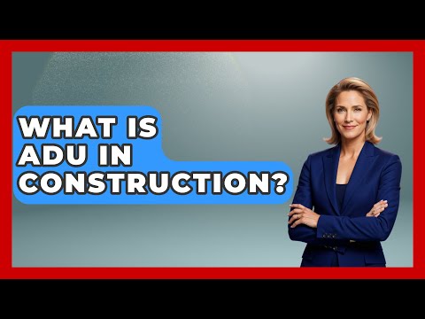 What Is ADU In Construction? - Civil Engineering Explained
