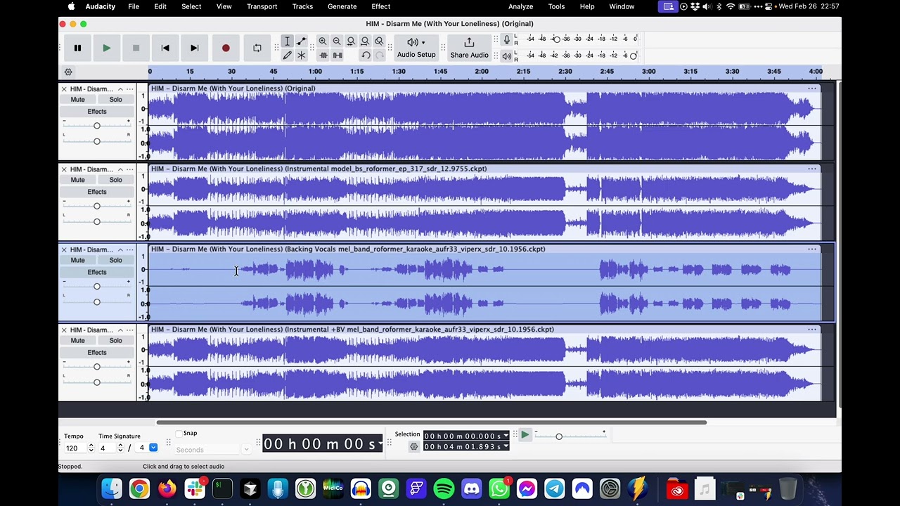 Nomad Karaoke production workflow (real time) 2025-02-26