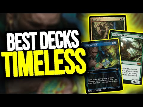 Top 5 BEST TIMELESS DECKS to hit Mythic | MTG Arena Meta