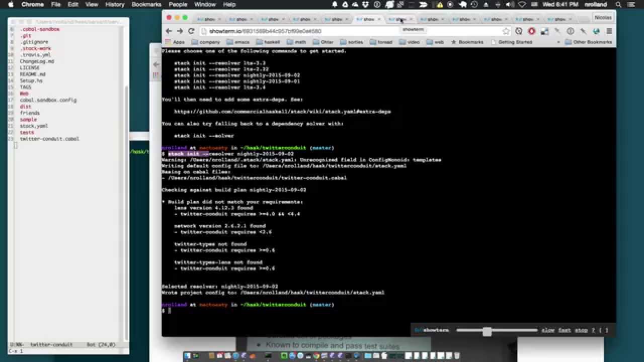 stack - from github to hacking haskell project in no time with stack