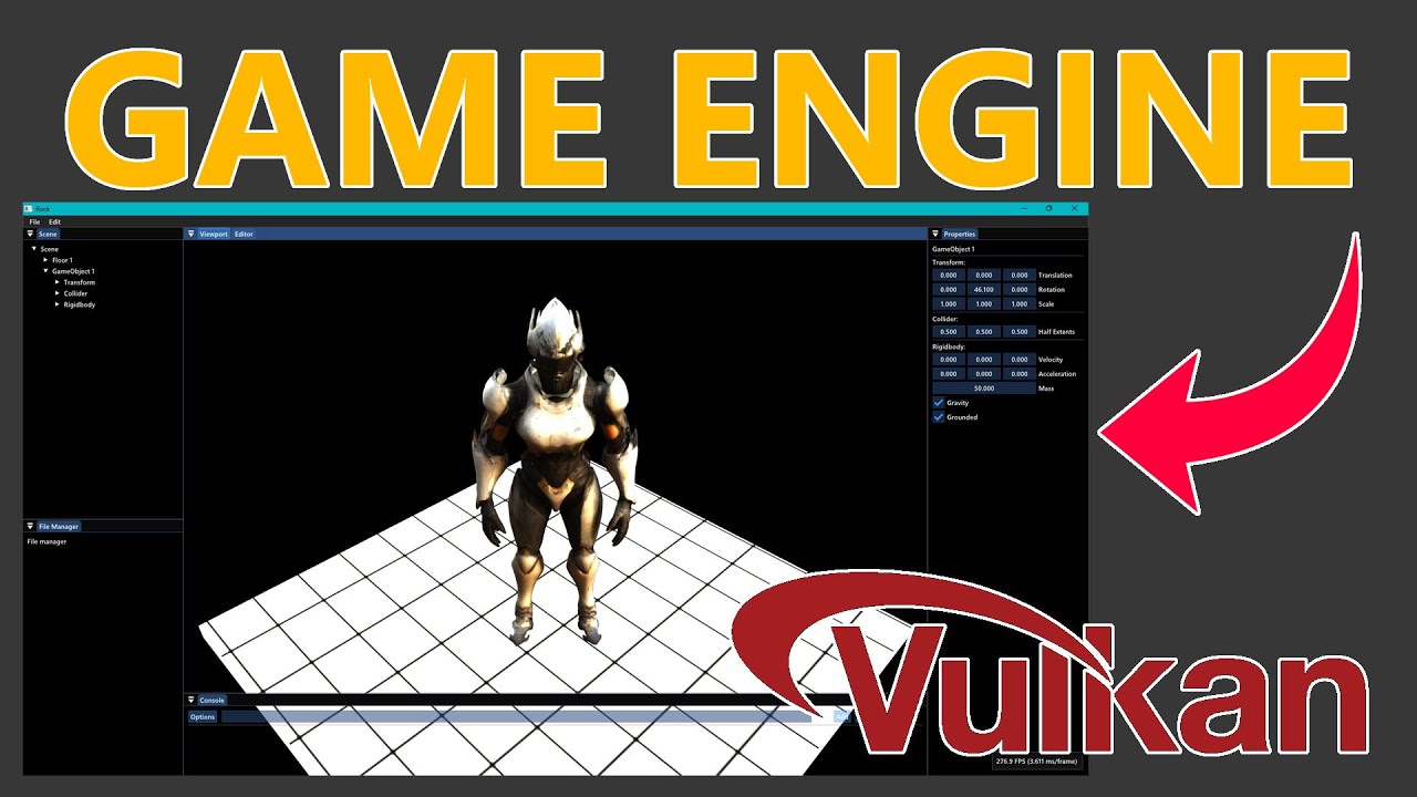 I made a VULKAN GAME ENGINE