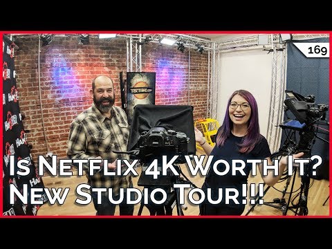 Netflix 4K Sucks For Feature Movies! Get 100GB on a 50GB Data Cap, New Studio Tour!!!