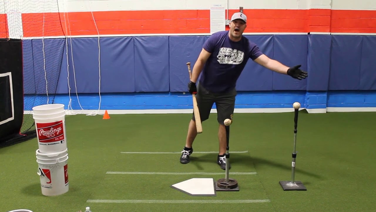 Launch Angle Tee Drill (Hitting Drills)