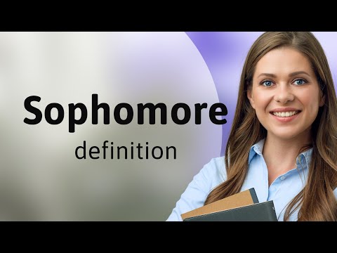 Sophomore | meaning of SOPHOMORE