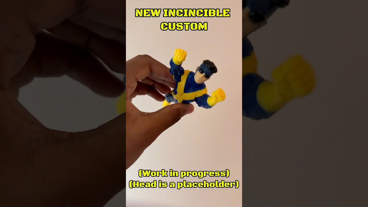 NEW INVINCIBLE CUSTOM (wip) #invincible #invincibleseason3 #custom #actionfigures #fyp #shfiguarts