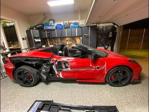 Salvaged Corvette Convertible Time-Lapse Shows Mesmerizing Single ...