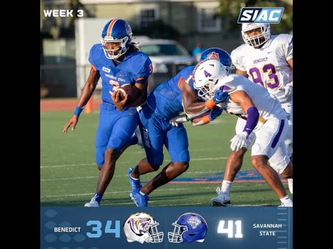 Savannah State for the Win Against Benedict College!
