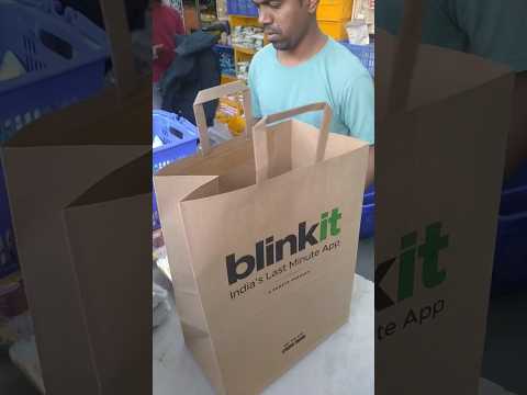 Unveiling Blinkit Store: The Future of Grocery Shopping in India"#BlinkitStore #InsideView