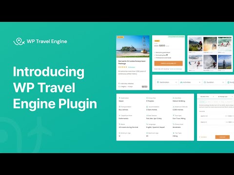 Build SEO-friendly Travel Websites in Minutes | WP Travel Engine Plugin
