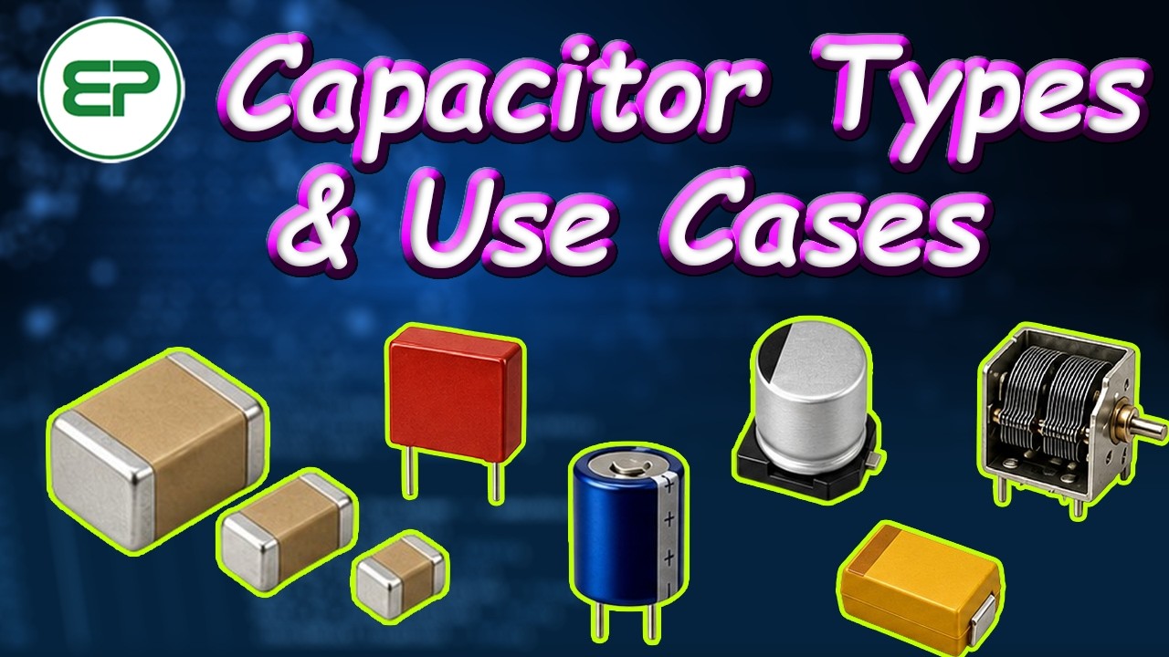 Every Capacitor Type You Need to Know | Capacitor Use Cases in Circuits