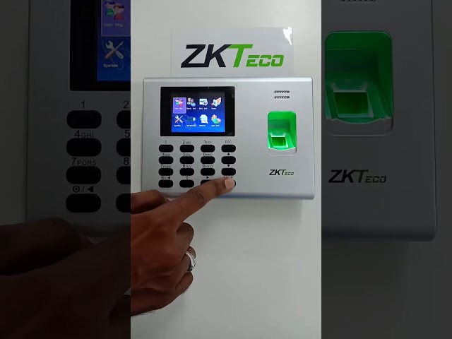 ZKTeco Finger print attendance machine - IN-01 Time Attendance System ...