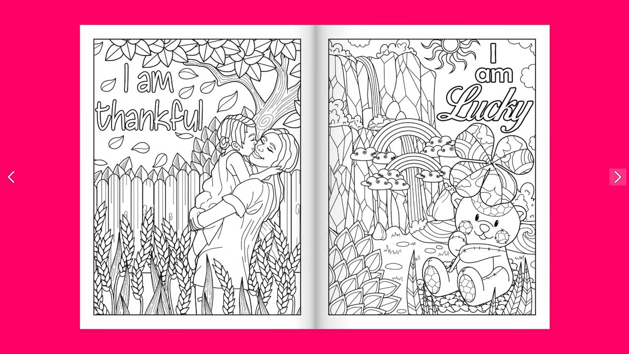 Unlock Positivity with Printable Affirmations Coloring Pages!