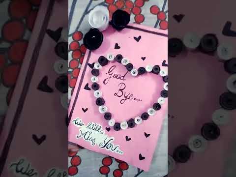 beautiful greeting cards for seniors on farewell #farewell #greetings #craftygirl #subscribe