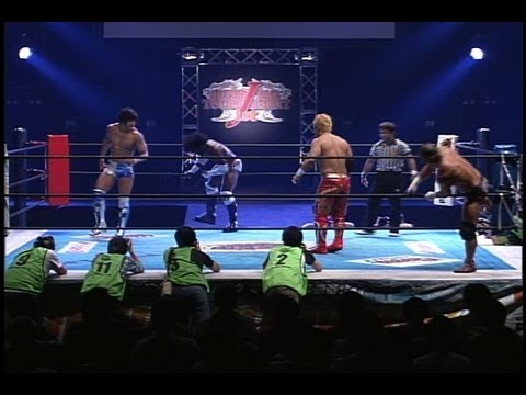 Kota Ibushi & Consequences Creed vs. KUSHIDA & Gedo from NJPW 2010