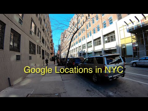 Google Locations in NYC (4k)