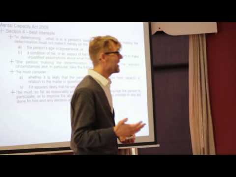Richard Copson – understanding MCA/ DoLS