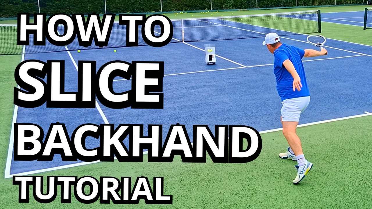 Tennis - How to - Slice Backhand Coaching Tutorial