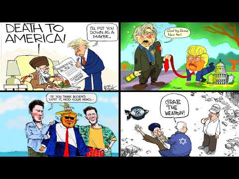 JUNE 19 Explodes American Political Cartoon! Breaking News, USA Politic Caricature & Trump Satire