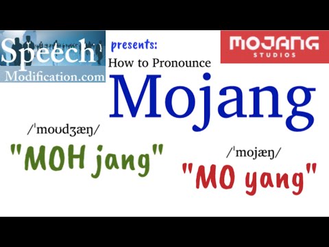 How to Pronounce Mojang (in English and Swedish)